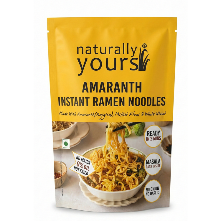 Amaranth (Rajgira) Instant Ramen Noodles - Rich in Protein & Magnesium ...