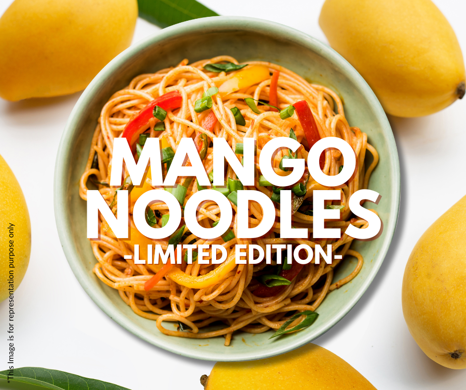 Naturally Yours Mango Noodles 180g - Ready in 5 mins, No Maida, No Junk.