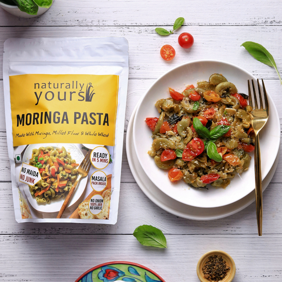 Moringa Macaroni Pasta - Ready in 10 Mins - 175g – Naturally Yours