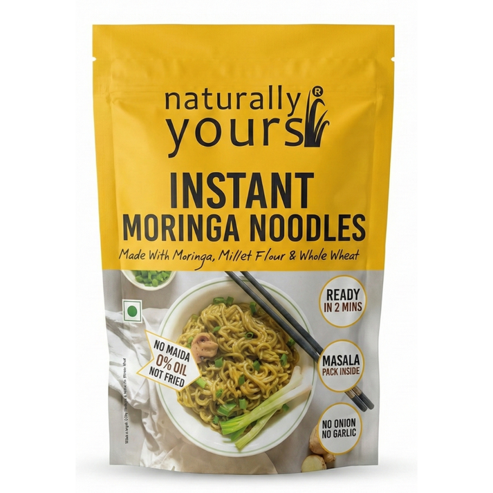 Moringa Instant Ramen Noodles - Rich in Protein, Fiber, & Calcium - Re ...
